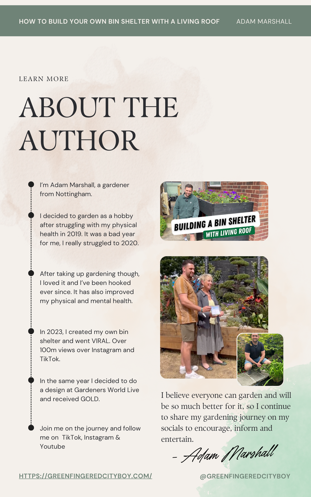 Complete Guide - How To Build Your Own Bin Shelter (With Living A Roof ...