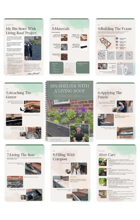 Complete Guide - How To Build Your Own Bin Shelter (With Living A Roof ...